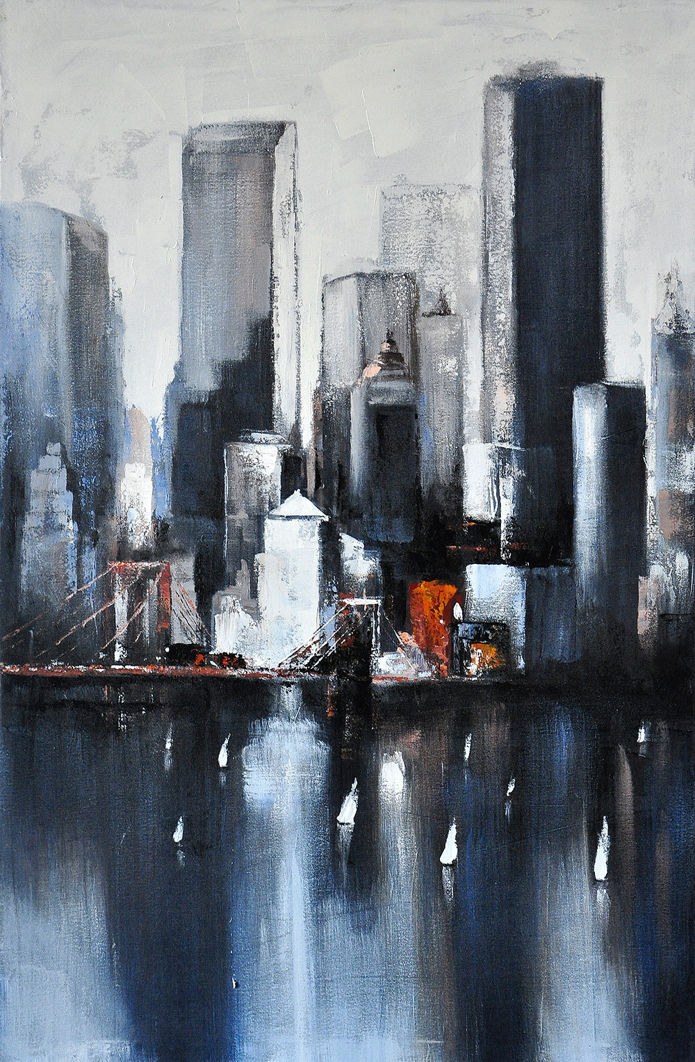 Manhattan 1. 120cm x 80cm — Paintingsonline