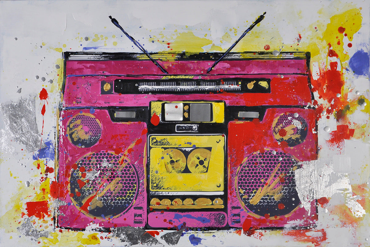 Stereo Pop Art. 60cm x 90cm — Paintingsonline
